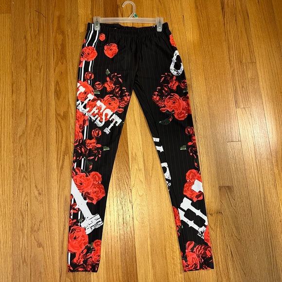 Amazon | Pants & Jumpsuits | Red And White Paint Splatter Pants | Poshmark